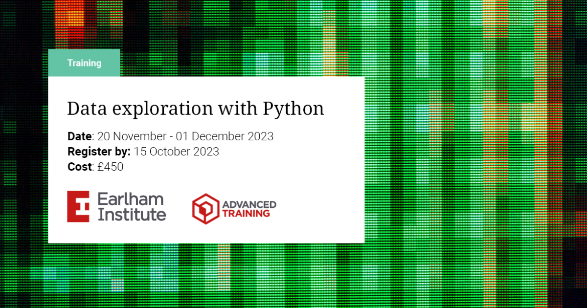 Data exploration with Python 2023 | Earlham Institute